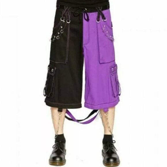 Dark Rock | Shorts | Gothic Bondage Mens Short Alternative Punk Rock ...